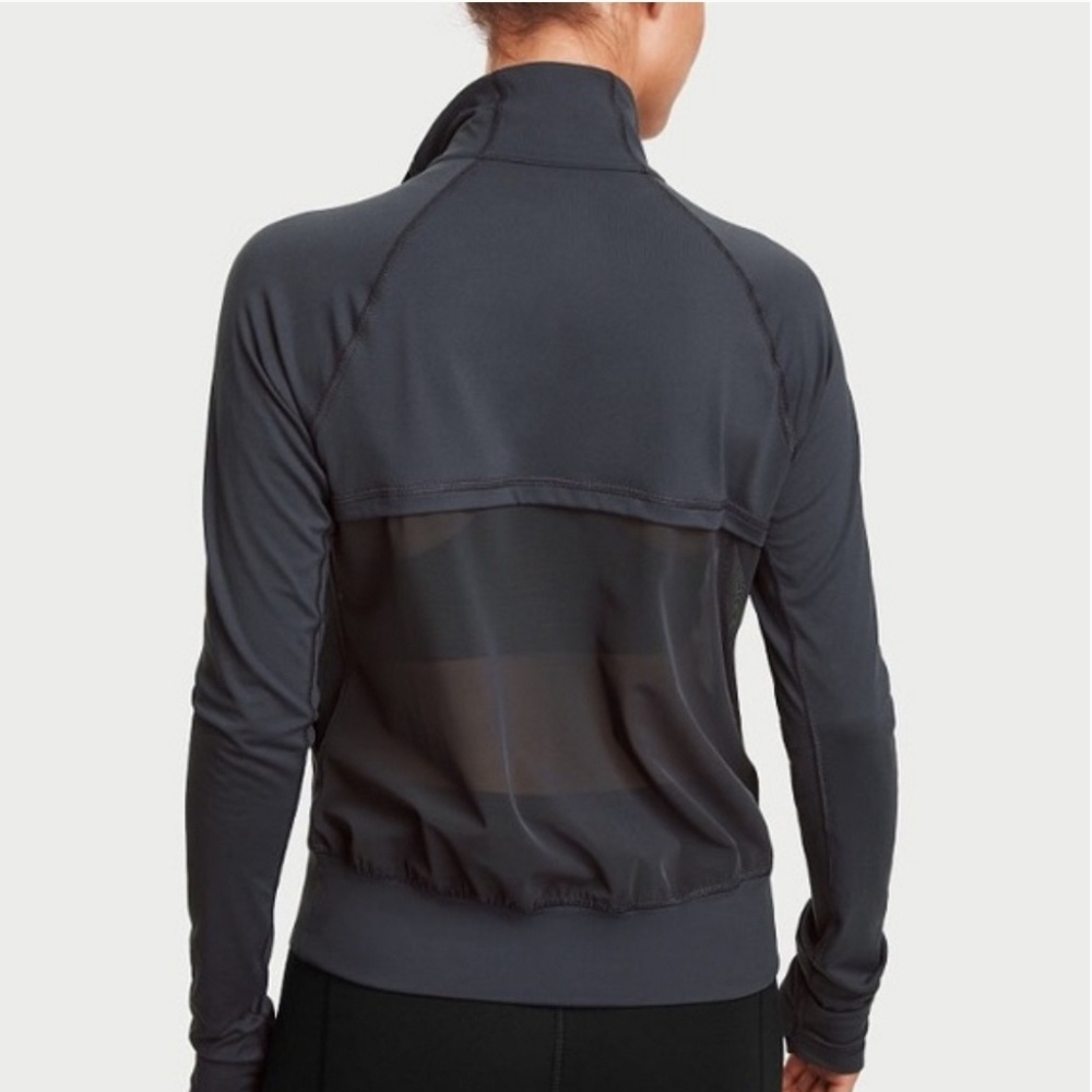 Vsx Victoria's Secret Sport Knockout Mesh Jacket - Gem